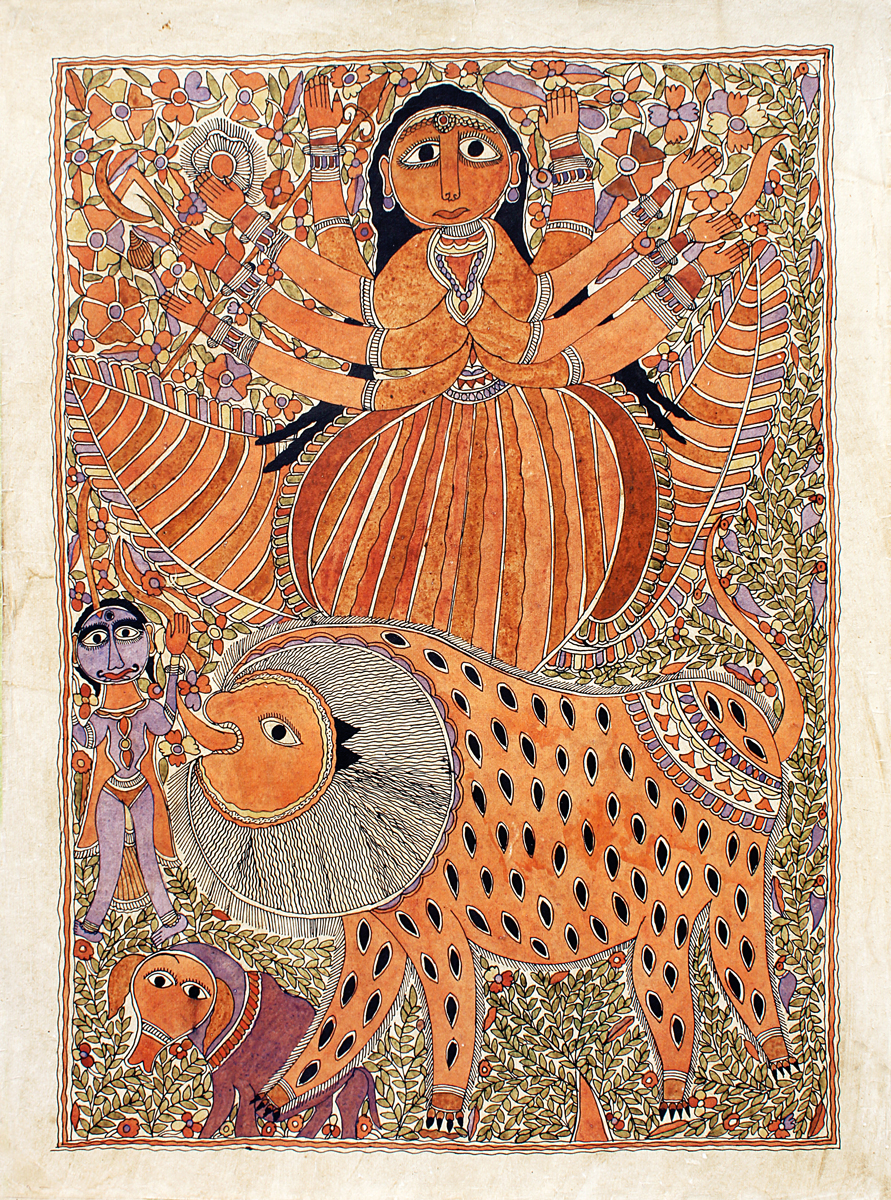Role of Mythology in Indian Folk Paintings